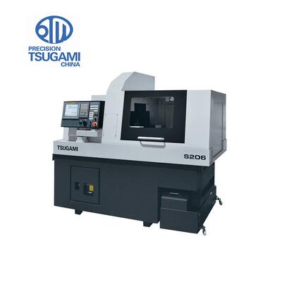 日本津上 S206 高刚性背轴可独立车铣不锈钢钛合金 数控走心机