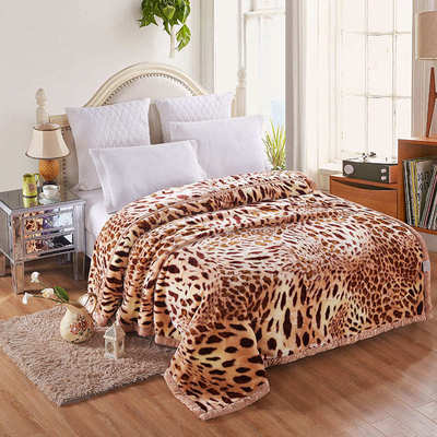 婚庆双层 毛毯毯礼品 舍尔毛毯大红双层柔压花毛毯 厂家直销超拉