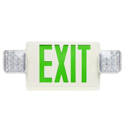应急灯疏散指示灯EXIT双头复合标志消防应急灯安全出口指示牌外贸