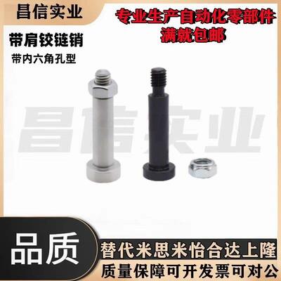 MIJ MIK01 02 03 04 05 11 21 22-D4 6 10 25 带肩铰链销螺帽固定