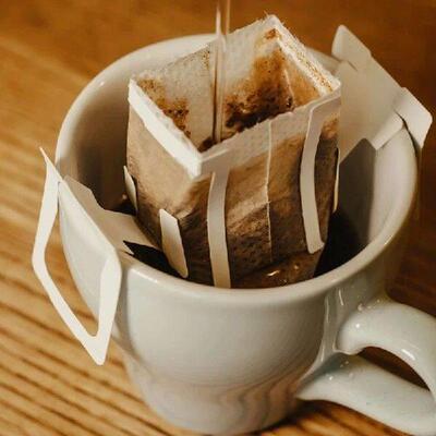 100Pcs Disposable Coffee Filter Bags Drip Portable Hanging