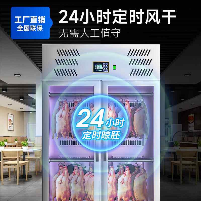 烤鸭风干保鲜腊柜烧晾鸭柜鹅烧吹干挂肉展274示智能胚柜柜熟食