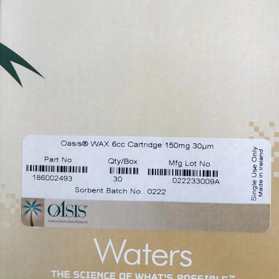 186002493沃特世WatersOasisWAX6cc150mg固相萃取小柱30/件