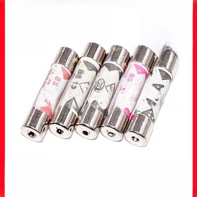 BS1362英式3A 5A 10A 13A 15A 2A灌沙防暴插头陶瓷保险丝管6x25MM