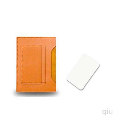 Leather passport clip cover 机票夹护照pu皮卡包纯色简约护照套