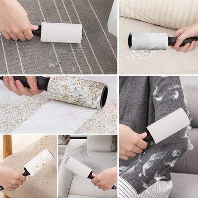 Sticky Lint Roller Pet Hair Remover Clothes Picker Cleaner