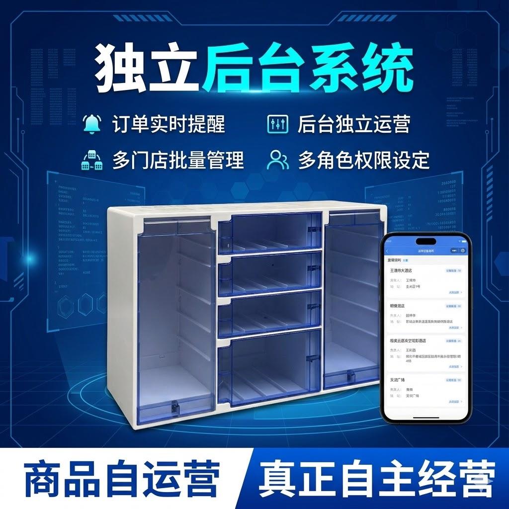 连锁酒店售货机自助无人小型自动售卖格子柜智能全自动迷你