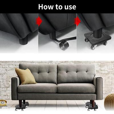 跨境新款搬家工具5件套5轮搬家器套装重物搬移器家用办公移位神器