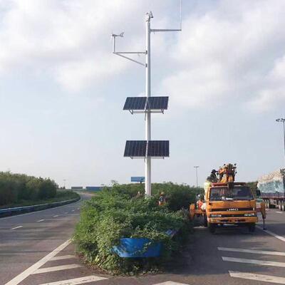 智慧交通监控 偏远高速公路沿线监控太阳能光伏供电 风光互补发电
