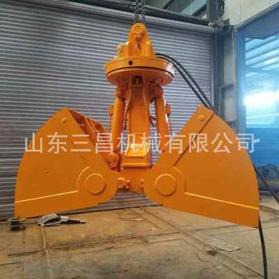 机械贝壳斗厂家销售贝壳抓斗贝型斗可制作0.-方贝壳斗