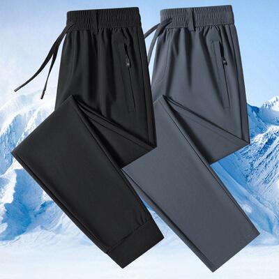 black drawstring wideleg sweatpants relaxed fit casual
