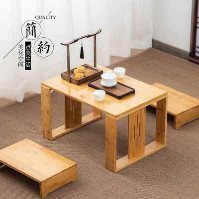 日式炕桌窗茶几26401家用榻榻桌简约桌小矮米阳台地台小飘桌子炕