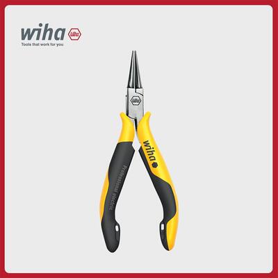 wiha威汉德国专业防静电圆嘴钳Z37004