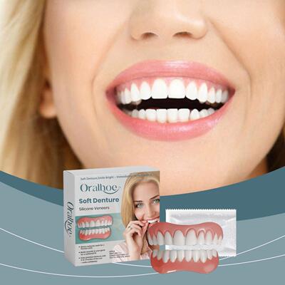 ORALHOE Teeth and Gap Cosmetic Denture Kit - Aesthetic Tooth
