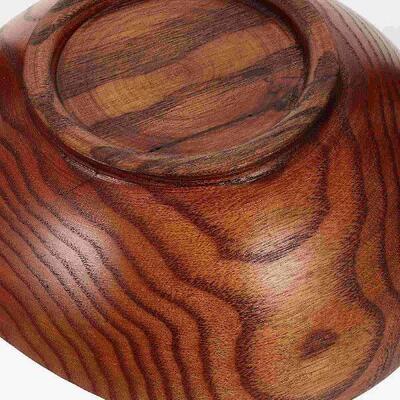Solid Wood Fruit Salad Bowl Yuanbao Jujube Creative Snack