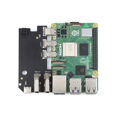 树莓派5 专用铝合金外壳机箱 带散热风扇ARGON ONE V3 可拆卸顶盖