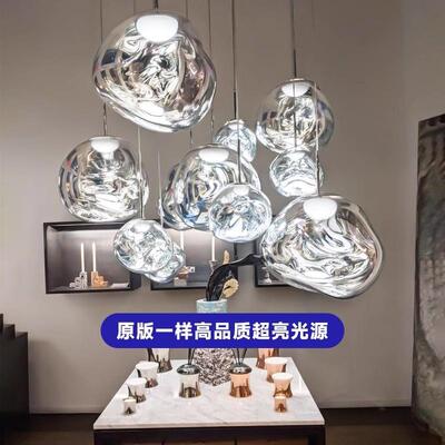 TomDixon熔岩客厅餐745感厅吊灯t级高装饰创意lof公寓别墅复式楼
