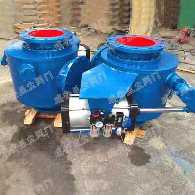 供应PZQ648MX球面偏置式气动钟阀 气动钟罩阀 气动喷煤钟阀DN400