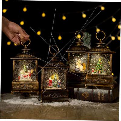 Christmas crystal light music box is a gift for the children