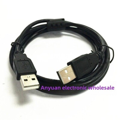 全铜USB2.0双公头数据线usb公对公延长线数据线供电线usbA公转A公