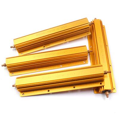 Rxg24-300W大功率金铝壳冷却电阻限流预充解码0.1R/7/20R/10K