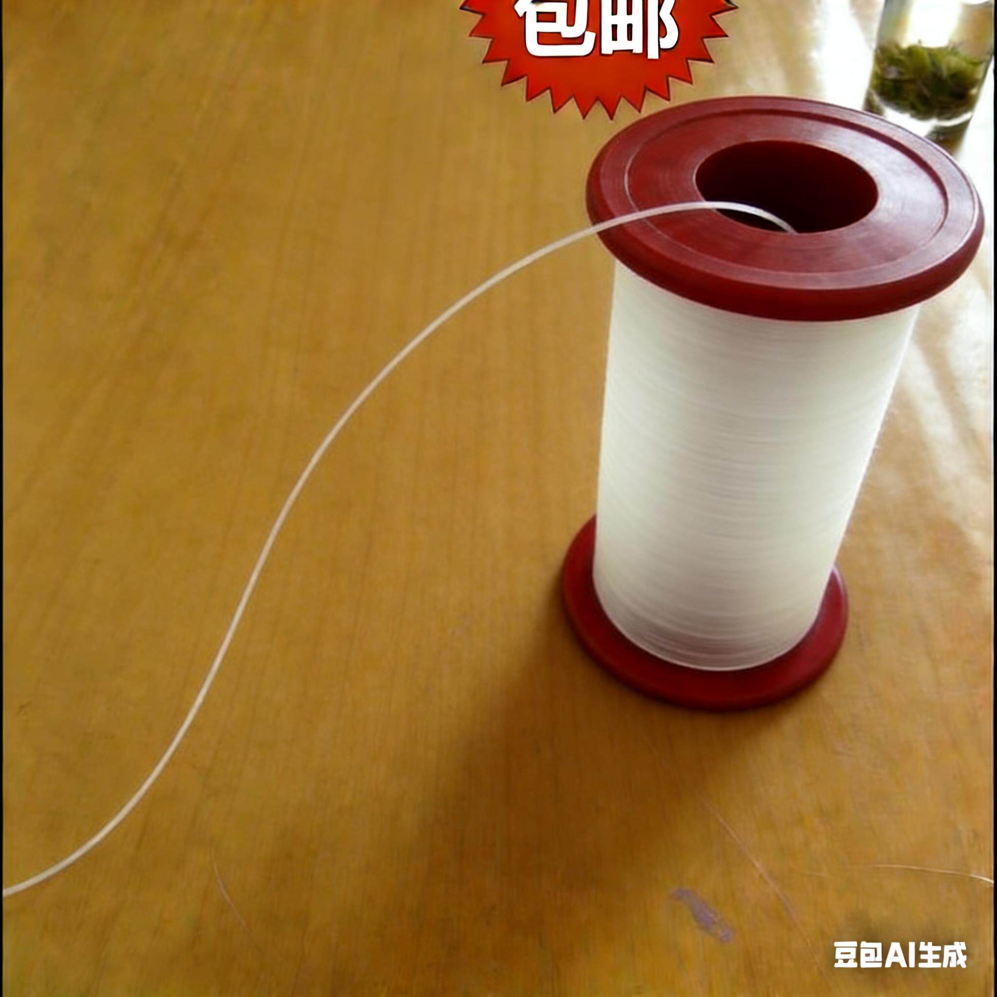 国产胶丝尼龙线锦纶单丝胶丝综丝散装网丝渔网撒网抛网线2斤装桶