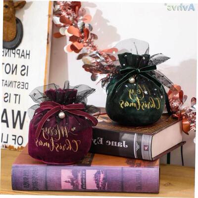 Christmas Apple gift bag ornament childrens candy bag糖果袋