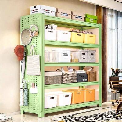 空WPN式置物架货架钢制台杂物用间家落地多层行李箱上下方收纳阳