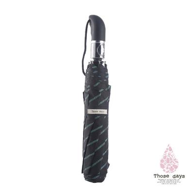 正品日本Those dys男式c6a8三m超大伞面全自动折雨伞条纹纯色商务