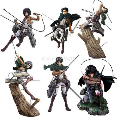 28cm Attack on Titan Levi Ackerman Anime Figure ARTFX J Mika