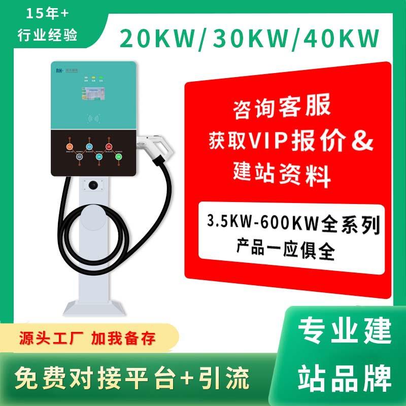 瑞华汽车充电桩小直流充电桩新能源快充直流桩国标通用20/30/40KW