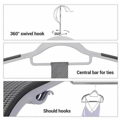 40 Pcs/Lot plastic Clothes Hangers Dress Coats Hanger holder