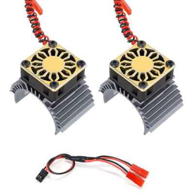 RC模型车电机马达散热器36mm 适用于380 540 550 3650 3660 3674