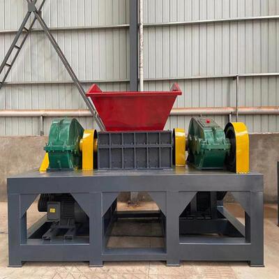 600型塑膜料撕桶碎机 机IBF头编料大蓝双轴粉碎机 地织袋吨包撕碎