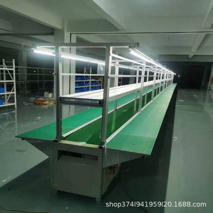 现货流水线工作台自动化生产线皮带输送机防静电车间工作台流水线