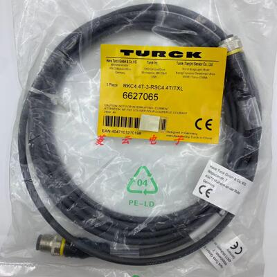 正品TURCK图尔克连接线 RKC4.4T-3-RSC4.4T/TXL 订货号 6627065