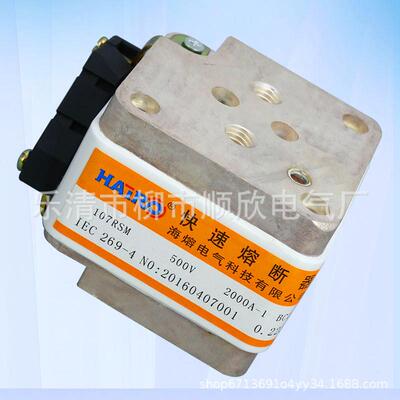 快速熔断器107RSM-500V/2000A-1 P型大平板方管螺栓式熔断器
