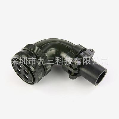 伺服电机空头MS501533132-17S06A3108A航/3108AB插2-17S4芯直弯头