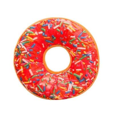 Soft Plush Pillow Seat Pad Sweet Donut Foods Cushion Cover