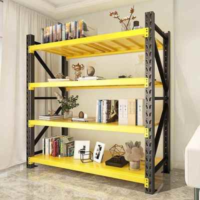 置物架大落地阳台铁架子收纳架家用黑色储物架储藏室手办展示架