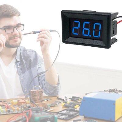 DC0-30V 0.36inch 2-Wire Voltage Meter Voltmeter Tester
