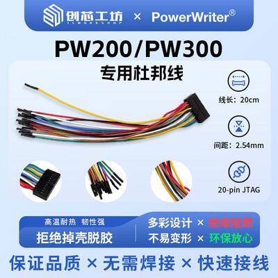 PowerWriter PW200/PW300专用20PIN杜邦线