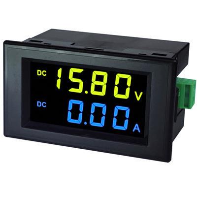 直流电压电流表 199.9V 10A 50A 100A 液晶双显示表头D85-3051AG