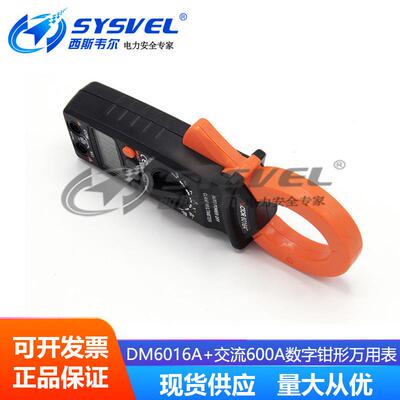 胜利DM6016A+交流600A数字钳形万用表 带测电容/温度功能 多用表