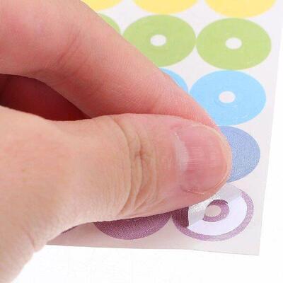 Binder Hole Protector Sticker Decorative Reinforcement