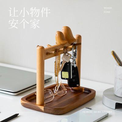 玄SH211001关钥收纳摆匙钩件进门口置物架意挂托创盘挂钥匙置物架