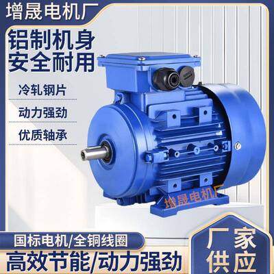 厂家供应MS112M-4交流电机4千瓦三相异步电动机铝壳电机