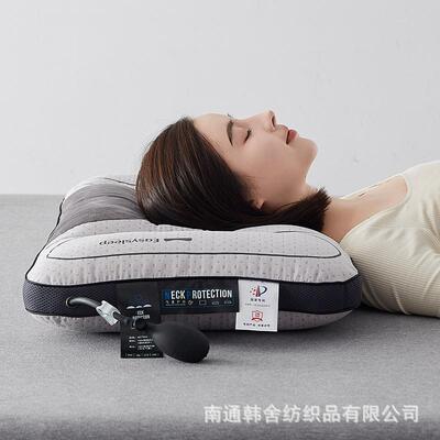 气囊护颈枕牵眠调引节枕TWQ头芯睡护颈椎家用睡觉枕专用男