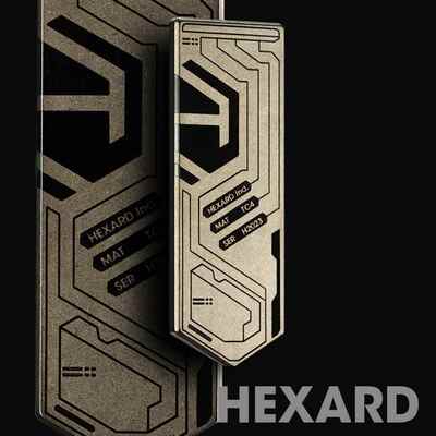 Hexard DFP-02 钛合金 金属士气臂章