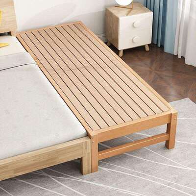 拼接床童床榉婴儿小床男孩木女儿接孩公主床TRZ单人床边床加宽拼